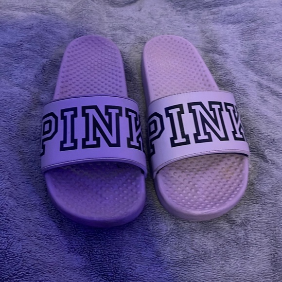 PINK Victoria's Secret | Shoes | Purple Slides From Pink | Poshmark